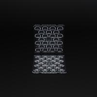 China Lightweight PC Material Street Lamp Lens with Heat Dissipation for 3030 LED Components for sale