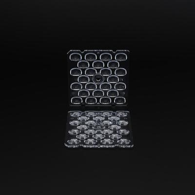China Lightweight PC Material Street Lamp Lens with Heat Dissipation for 3030 LED Components for sale