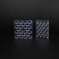 China 3030 SMD LED Lens Square Shape Design Using PC Material Suitable for Commercial Street Light and LED Module Applications for sale