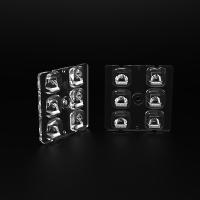 China 50×50×3.5mm Size SMD5050 LED Lens with PC Material and ROHS Certificate for Outdoor Light for sale