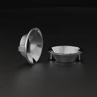 China PC Material Anti Glare LED Lamp Reflector with 49mm Diameter for Indoor Lighting for sale