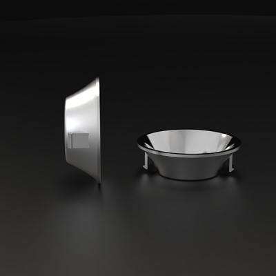 China Compact LED Light Reflector with Anti Flare Cup and ROHS Certified for Indoor Lighting for sale