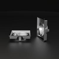 China Anti Flare LED Reflector for Ceiling Light with PC Material and Shallow Gun Color for sale