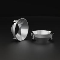 China Anti Glare LED Light Reflector with PC Material and Deep Space Black for Indoor Lighting Fixtures for sale