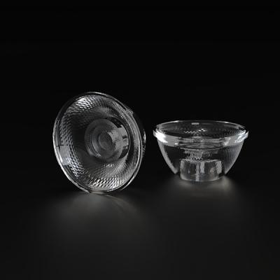 China 15° Narrow Beam Angle Anti-Glare LED Lens Optics 35mm Diameter Downlight Lenses for Restaurant Lighting for sale