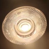 China 24° Beam Angle No Glare PMMA LED Lens for COB with 93% Efficiency in 35mm Size for sale
