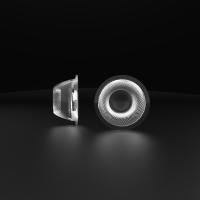 China 60° Viewing Angle PC Material LED Lens with 88% Efficiency for Down Light and Bridgelux COB for sale
