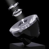 China 10 degree ultra narrow angle high precision LED lens for COB light sources for sale