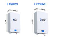 China 6000 Cycles Luxury 10kwh Power Energy Wall Lithium Battery For Solar Villa for sale