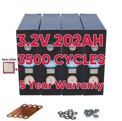 China Lifepo4 200ah Lithium Ion Batteries Rechargeable Electric Vehicle 3.2v202ah for sale