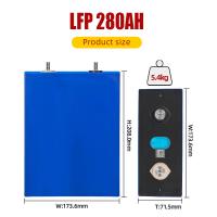 China EVE LF280K 280Ah Lifepo4 Battery with 6000 Cycles EU Stock Romania Grade A Solar Cell VAT Free for sale