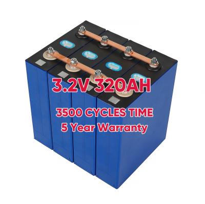 China 3.2V 304AH Lithium Iron Phosphate Battery with Screw Terminal and 3000 Cycles for Solar Energy Systems for sale