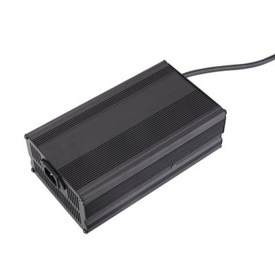 China 54.6V Smart Lithium Battery Charger with Aluminum Shell for LiFePO4 and Lead Acid Batteries for sale
