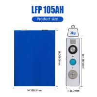 China Rechargeable Lifepo4 Battery 3.2V 105Ah Prismatic Cell for Solar Storage and EV Car for sale