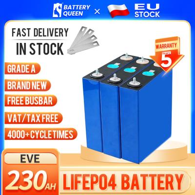China Poland Stock EVE 3.2V 230Ah Prismatic LiFePO4 Battery Cell with 2000 Cycle Life for Energy Storage for sale