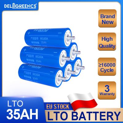 China EU Warehouse Yinlong LTO Battery Cell 35ah 25000 Cycles 6C Fast Charging for Car Audio for sale