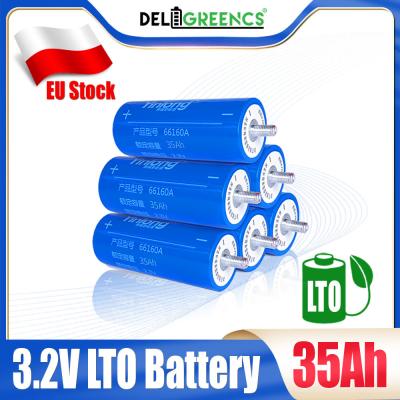 China Poland Stock Yinlong LTO 35ah Lithium Titanate Battery Cell with 25000 Cycles and 6C Fast Charging for Car Audio for sale