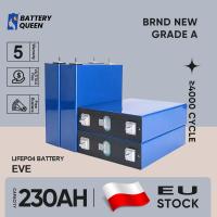 China EVE 3.2V 230Ah Lithium Ion Battery Cell with 3500 Cycles Lifepo4 Prismatic Battery Cell Poland Warehouse Stock for sale