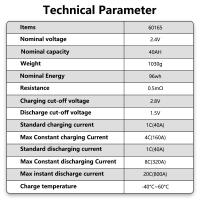 China Yinlong 40Ah 2.3V LTO Battery with 25000 Cycles for Solar and RV Applications for sale