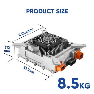 China Wholesale TC charger 6.6KW 108V 60A 144V 312V 540V electrical vehicle onboard  charger for sale for sale