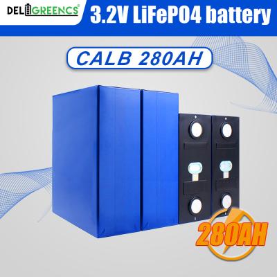 China CALB 3.2V 280Ah Lifepo4 Prismatic Cell with 9000 Cycles for E Car and Solar Energy Storage for sale