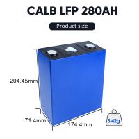 China LFP CALB Grade A 3.2V 280Ah Prismatic Lithium Ion Battery Cell with 9000 Cycles for Solar Energy Storage for sale
