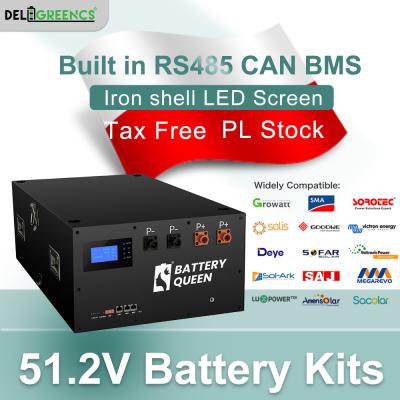 China 16S 280Ah Lifepo4 Battery with 48V 200A BMS and Active Balancing for DIY Solar Energy Storage for sale