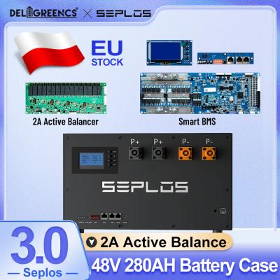 China Deligreen Seplos 51.2V 200A BMS Active Balancing 3.0 Lifepo4 Battery Kit for Home Energy Storage for sale