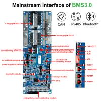 China V3 Deligreen Seplos JK BMS Lifepo4 Li Ion 16S 48v 50A 100A 150A 200A Blue Tooth RS485 CAN BUS Communication Smart BMS for sale