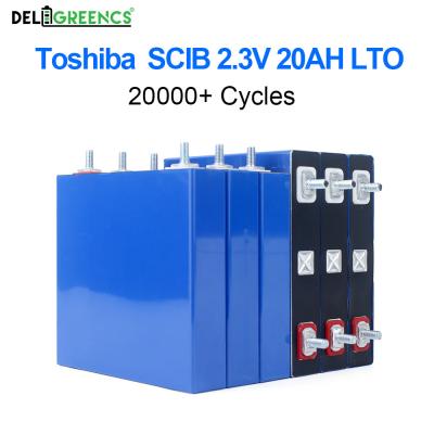 China SCIB 2.3V 20ah LTO Battery Lithium Titanate for PV for sale