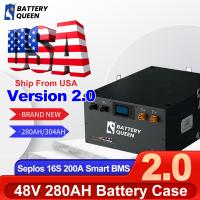 China US Stock 51.2V 280Ah Metal Case Lifepo4 Lithium Battery Kits 16S 200A BMS Fast Shipping for sale
