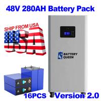 China 51.2V 16S 320ah US Stock 48V 280ah DIY Lifepo4 Lithium battery Standing Kits with bluetooth bms for sale