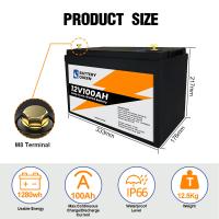China LiFePo4 Battery 12V 100Ah/200Ah Solar Battery For RV / Yacht for sale