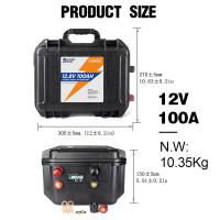 China Deep Cycle Lifepo4 12V 100Ah Lead Acid Replacement Battery Pack For RV / Yacht for sale