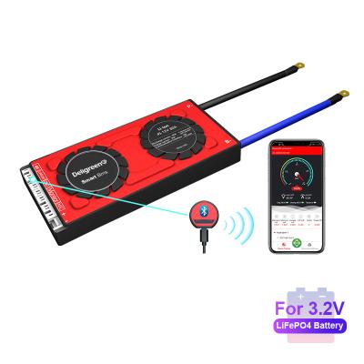 China Deligreen Smart BMS Lifepo4 Battery 4s 12V 80A Waterproof with UART BT 485 CAN Function for RV Outdoor Storage for sale