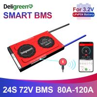 China Smart BMS with Bluetooth UART RS485 CAN for 4S to 24S Lithium Battery Packs 10A to 500A for sale