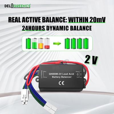 China Deligreen Lead Acid Battery Cell Balancer 2V 6V 12V 1S Module for sale