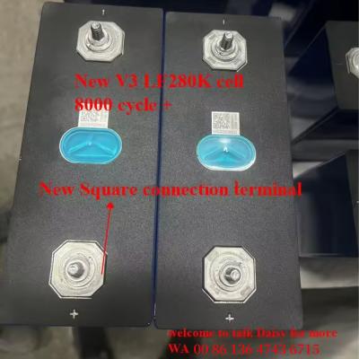 China EU In Stock Lithium Iron Phosphate Battery 280Ah Rechargeable Lifepo4 Battery LF280K V3 280 for sale