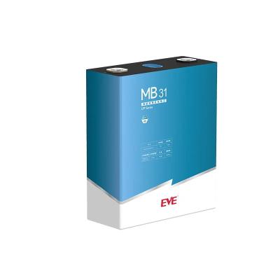 China Deep Cycles 8000 Times EVE MB31 314ah LFP Cell Lithium Battery 2.5-3.65V Lithium Iron Phosphate for sale