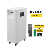 China 48V 16S EVE 280ah 304ah 300ah Metal Enclosure Case JK PB2A16S20P 4.3'' Display Screen for sale