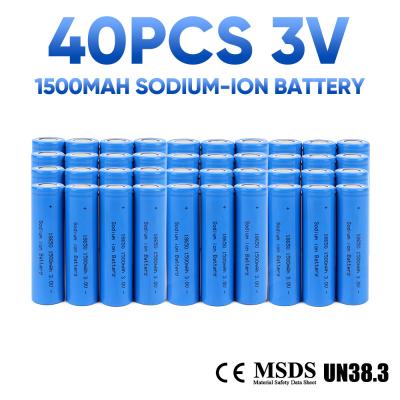 China Vacuum Cleaner 18650 1500mAh Na Sodium Battery Cell Cylindrical for sale