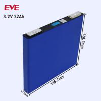 China EVE 22ah LF22K 20C High Discharge Rate Prismatic Lithium Lifepo4 Battery 4 Packs for sale