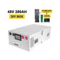 China Best OEM JK DIY Battery Kits 48V 15KWH Rack Model With JK 200A Smart BMS PB2A16S20P With 2A Active Balancer for sale