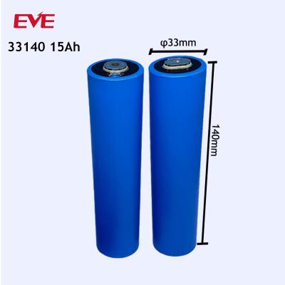 China EVE C33 cylindrical 33140 LFP LiFePO4 battery 3.2V for sale