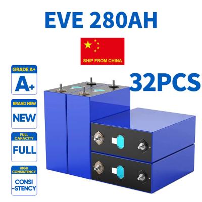 China Boost Your Business with Grade A 3.2V 280AH LiFePo4 Battery-32pcs from to Ukraine for sale
