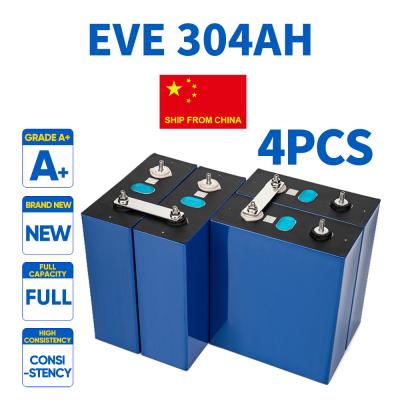 China 4pcs 3.2V 304AH LiFePo4 Battery for -Ukraine Trade Top Choic for sale