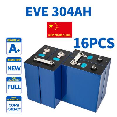 China 304AH LiFePo4 Battery-16pcs The Perfect Combination of and Efficiency for Ukraine for sale