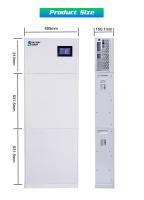 China Home 51.2V 18kwh All In One Wall Mounted Solid Lithium Battery With 5kw Hybrid Inverter for sale