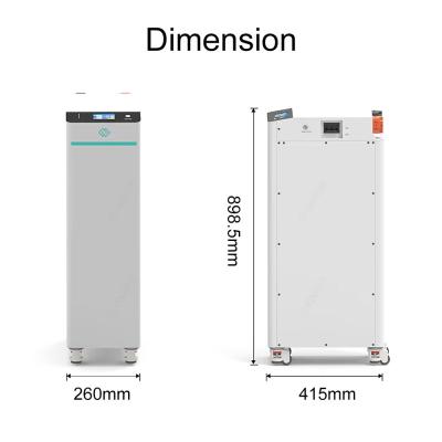 China Poland Seplos V4 Standing DIY Kits 48V 51.2V case 200A BMS With 10A Active Balancing for 16-18kwh EVE MB31 CATL 314ah for sale