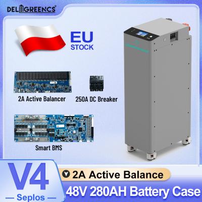 China Seplos V4 DIY Battery Case For 48V 280ah/304ah/314ah/320ah 15KWH Pack Free Shipping for sale